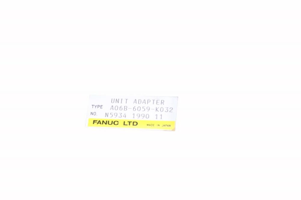 A06B-6059-K032 Fanuc Unit Adapter for AC Spindle