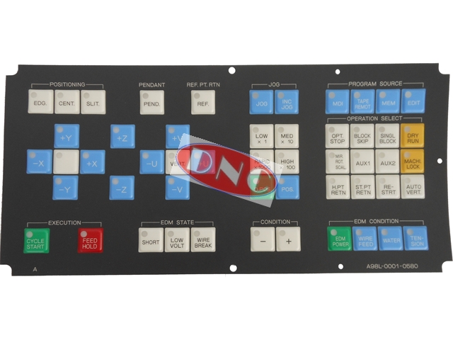 FANUC membrane keysheet. Membranes ¦ DNC